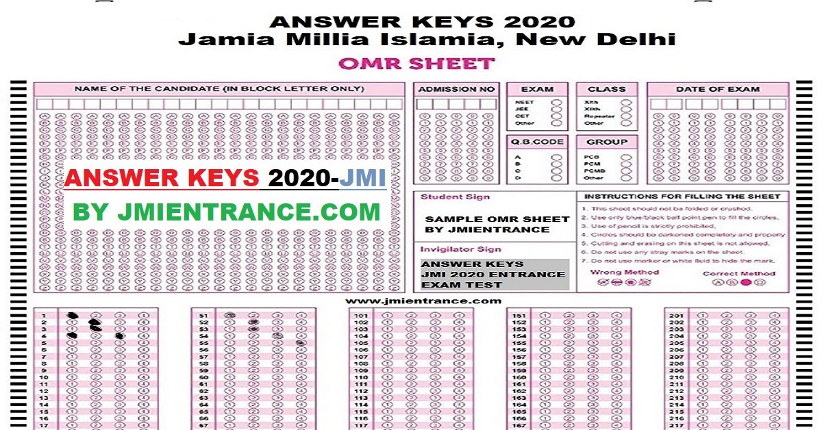 How to Check Answer Keys of Entrance Exam | Jamia Millia Islamia | 2020