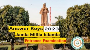 Answer Keys of Jamia Entrance Paper | Download in PDF | JMI 25