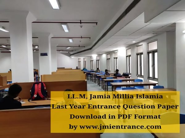 Jamia Llm All Details Cutoff Syllabus Last Year Paper 2025