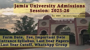 Jamia Admission Form 2025-26 | Entrance Test Date | All Details ...