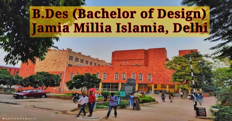 Jamia B.Des (Bachelor of Design) | All Details | Cutoff | Syllabus ...